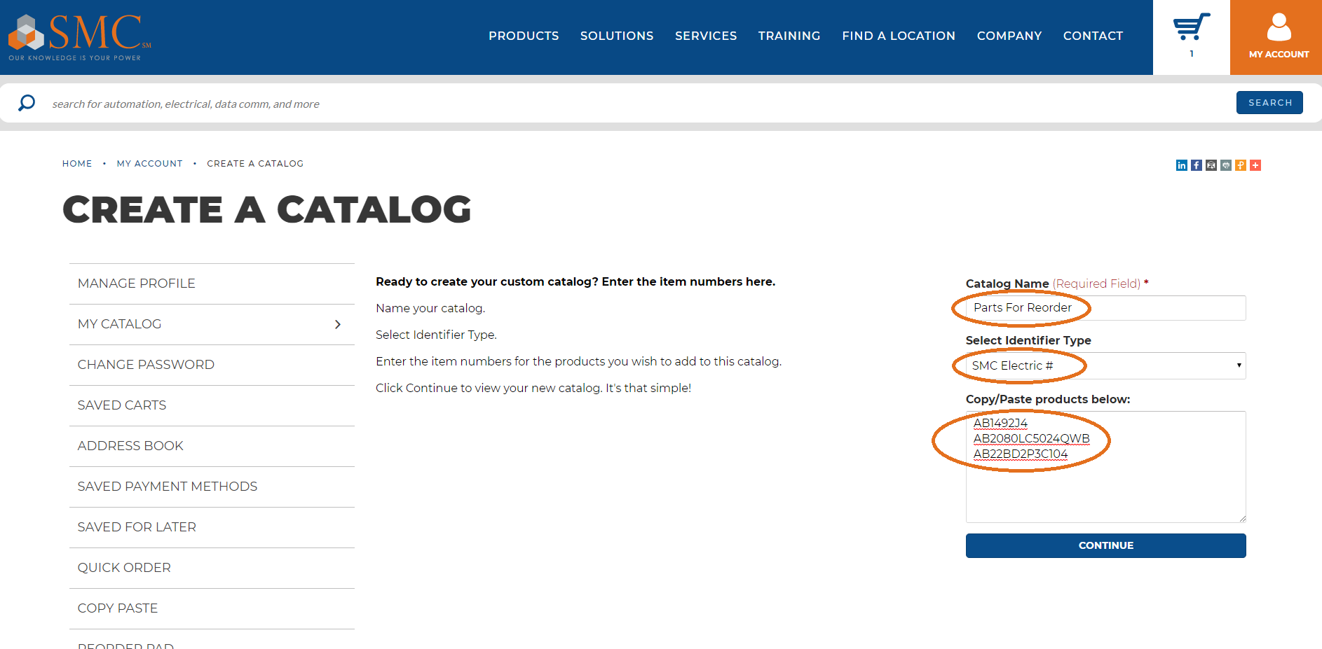 Steps to Create a Custom Catalog